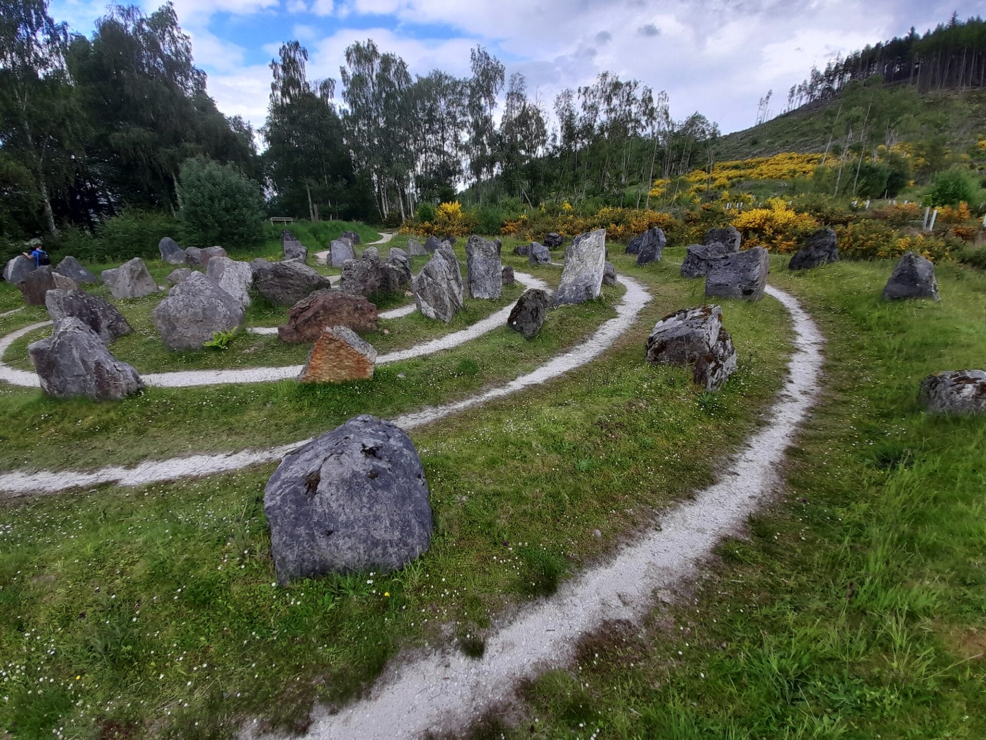 The Touchstone Maze - Cromarty Camping